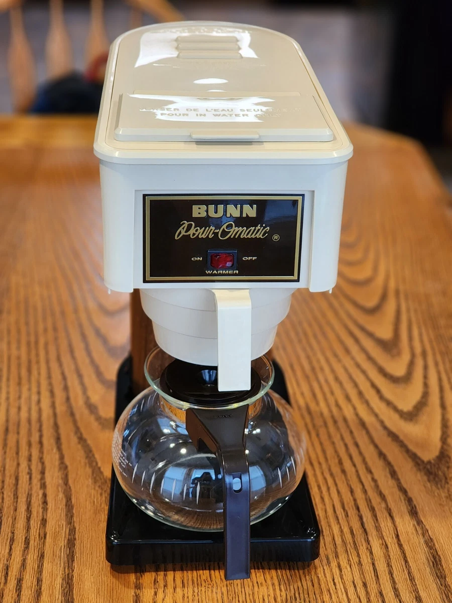 Vintage Bunn Pour-Omatic Coffeemaker Home model Coffee Pot Tested Works ...