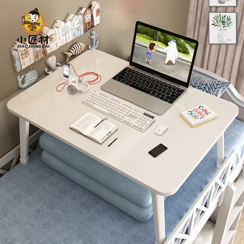 Folding Computer Bedroom Card Slot Bed Desk | eBay