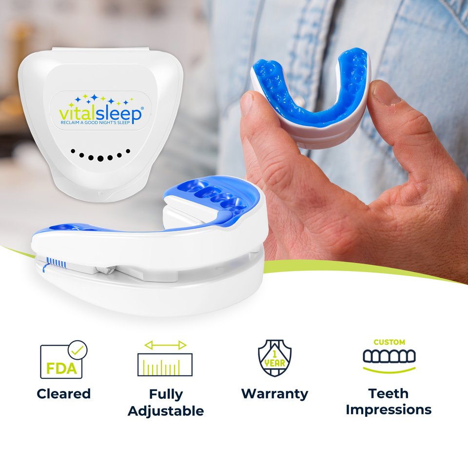 VitalSleep Anti Snoring Mouthpiece – Adjustable Snoring Device - USA ...