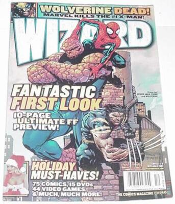 Wizard 146 Spider-Man Thing Wolverine by David Finch | eBay