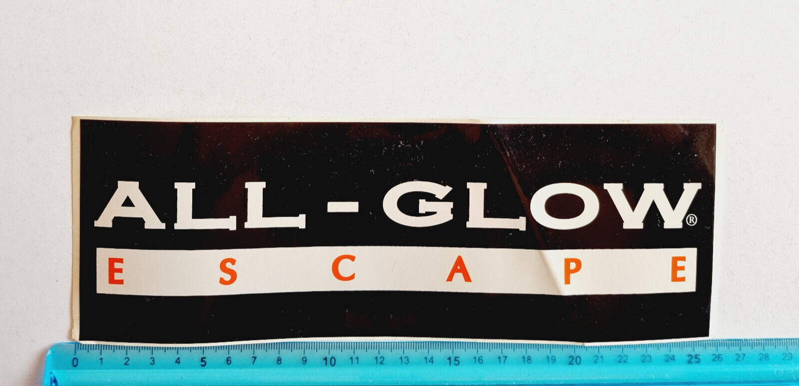 Adhesive all-Glow Escape Sticker Autocollant Vintage 80s Original ...