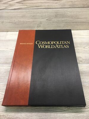 World Atlas Cosmopolitan Rand McNally 1994 Hard Cover Book VG VTG ...