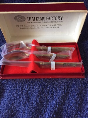 Thai Gems Factory: Fork, Knife, Spoon | eBay