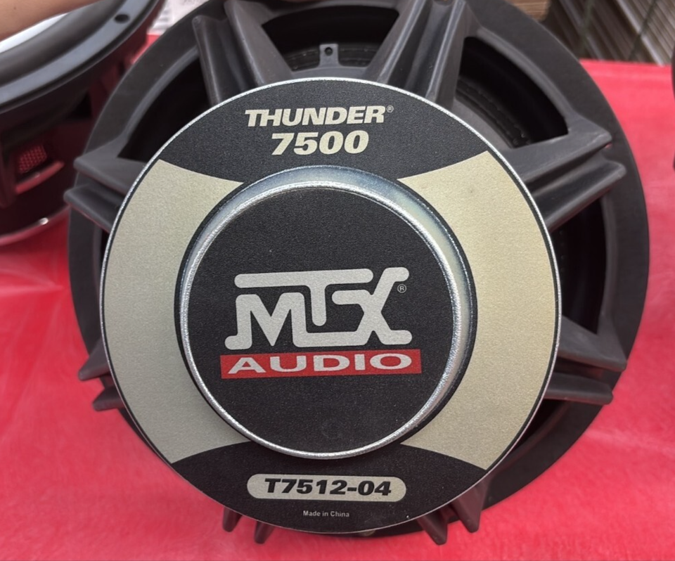 MTX AUDIO T7512-04 OLD SCHOOL 4OHM THUNDER 7500 SUPER SUBWOOFER | eBay