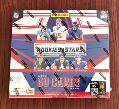 2024 Rookies and Stars NFL Football Longevity Box Mega 1 AUTO + 1 Mem ...