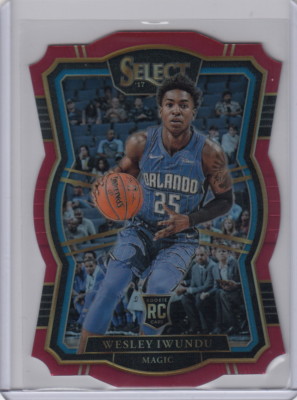 Wesley Iwundu 2017-18 Select RED Die-Cut #12/135 Magic Rookie Card #148 ...