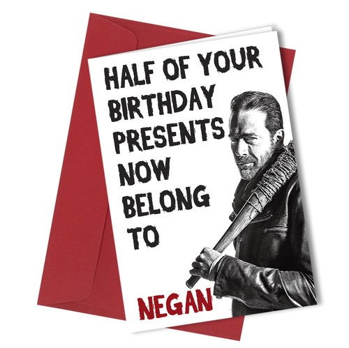 #265 Greetings Card Comedy Rude Funny Joke Humour Birthday NEGAN ...