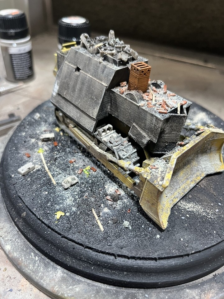 5” 1/72 Scale Killdozer Model With Base And Collectors Box. | eBay