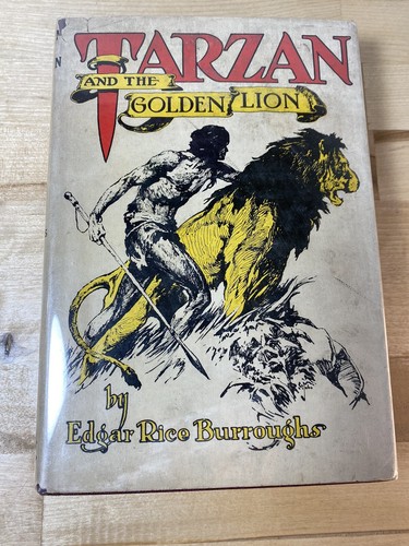 Tarzan And The Golden Lion - Edgar Rice Burroughs - Grosset & Dunlap ...