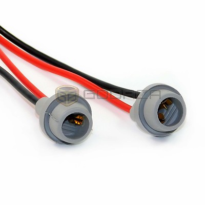 2x Connectors Socket Bulb Light Harness PigTail T10 168 194 rubber ...