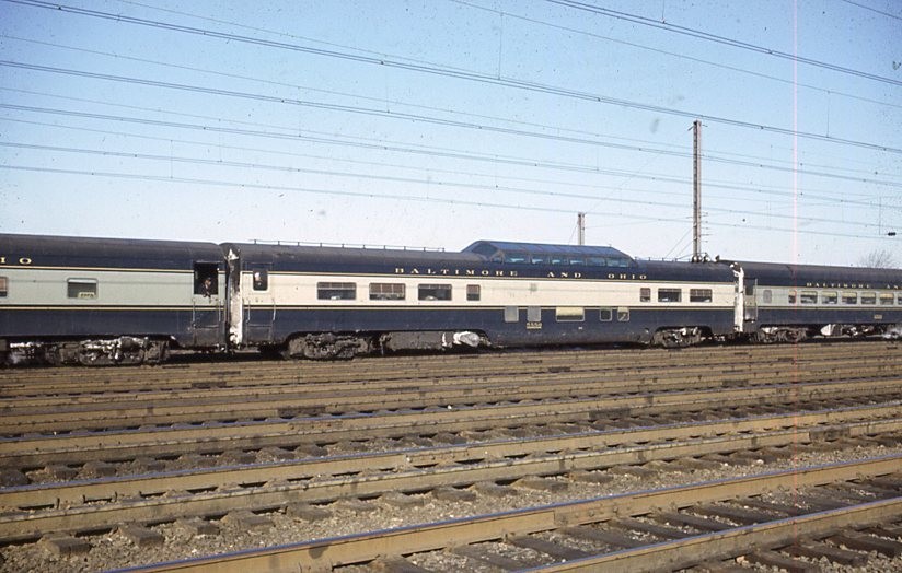 B&O Dome Car - Number - 5550 w/Train - ORIG - KR - ral2138 | eBay
