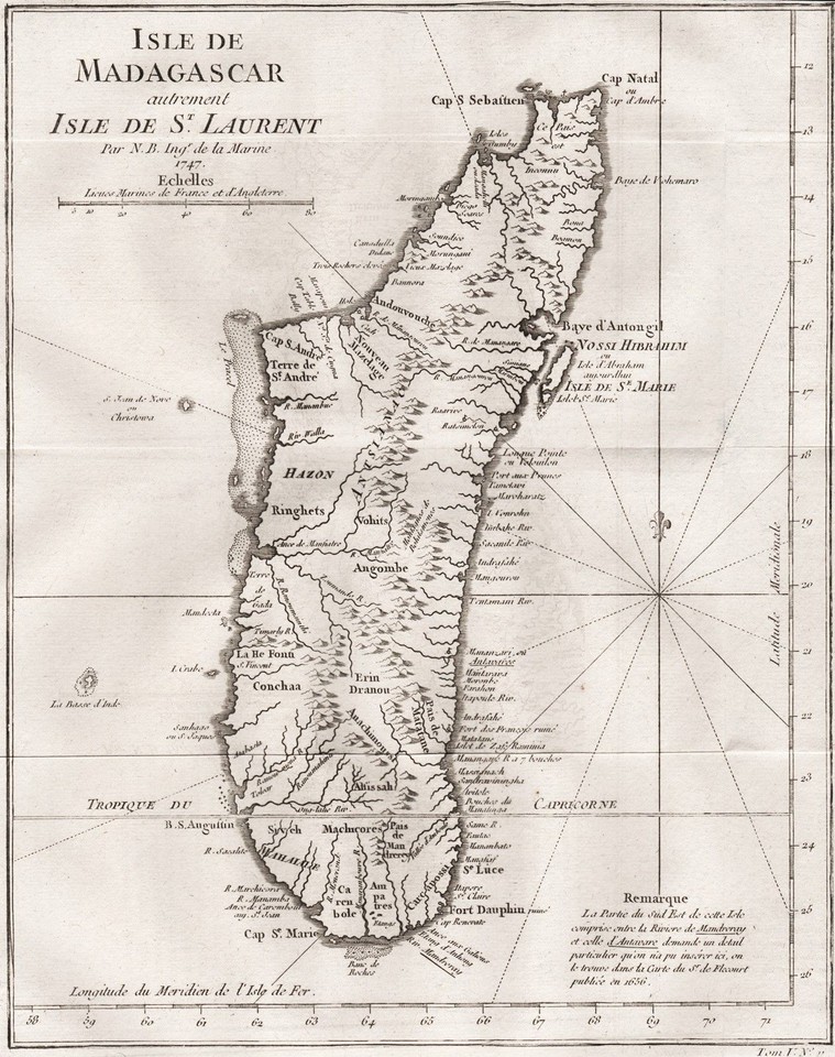 Madagascar Island Map Africa | eBay