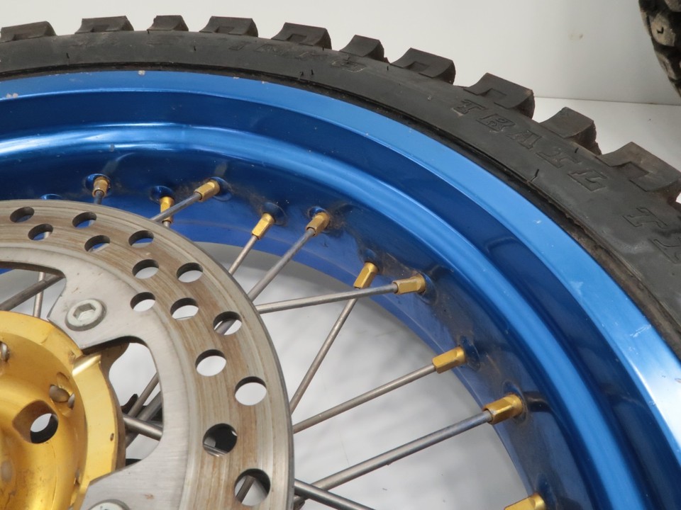 Suzuki DRZ400E - 17" Supermoto Wheel Set Enduro Tires Complete - 2007 ...