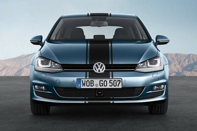 Triple Bandes Racing Stripes Decal Vinyle pour VW GOLF 7 VII 2012 2019 ...