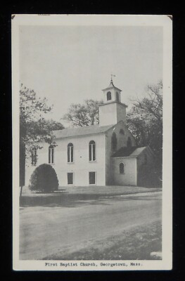 1930s? First Baptist Church Georgetown MA Essex Co Postcard ...