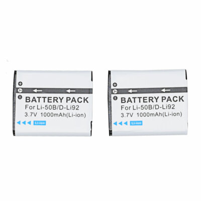 2xBattery 900mAH for KODAK LB-050 LB-052 PixPro FZ151 FZ152 FZ201 SPZ1 ...