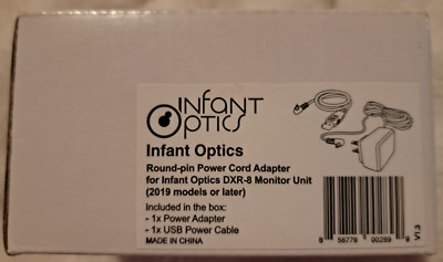 Official Infant Optics Round-Pin Power Cord Adapter for DXR-8 Monitor ...