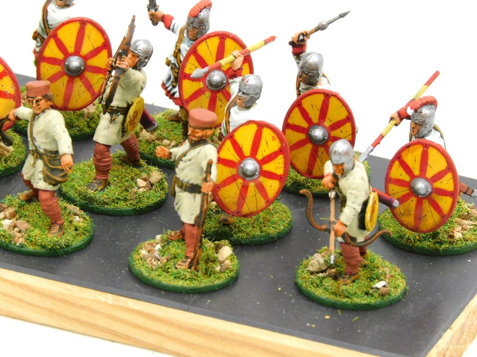 Painted 28mm Late Roman Infantry Unit by Victrix of 27 Figures (Lot #4 ...