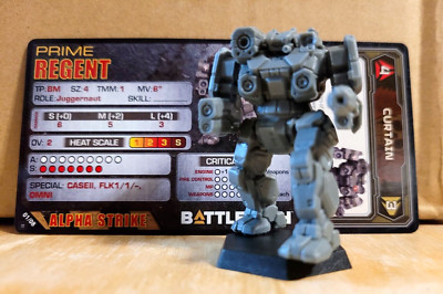 Battletech Regent Gray Death Legion Battle Lance Pilot, Mech Cards Gray ...