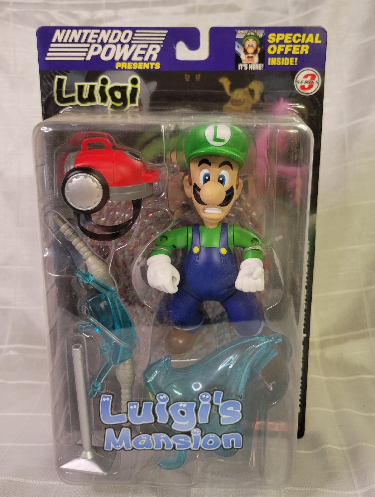 Luigi's Mansion Figure Joyride Studios Nintendo Power 2002 Brand New Sealed | eBay