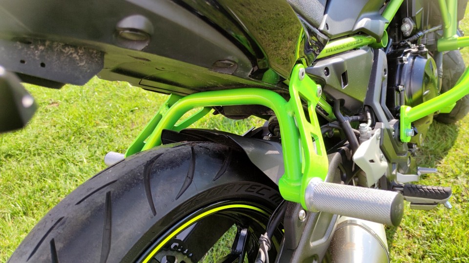 2017-2024 Kawasaki Z650 CNC Subcage Stunt Passenger Pegs BSA Rearset ...