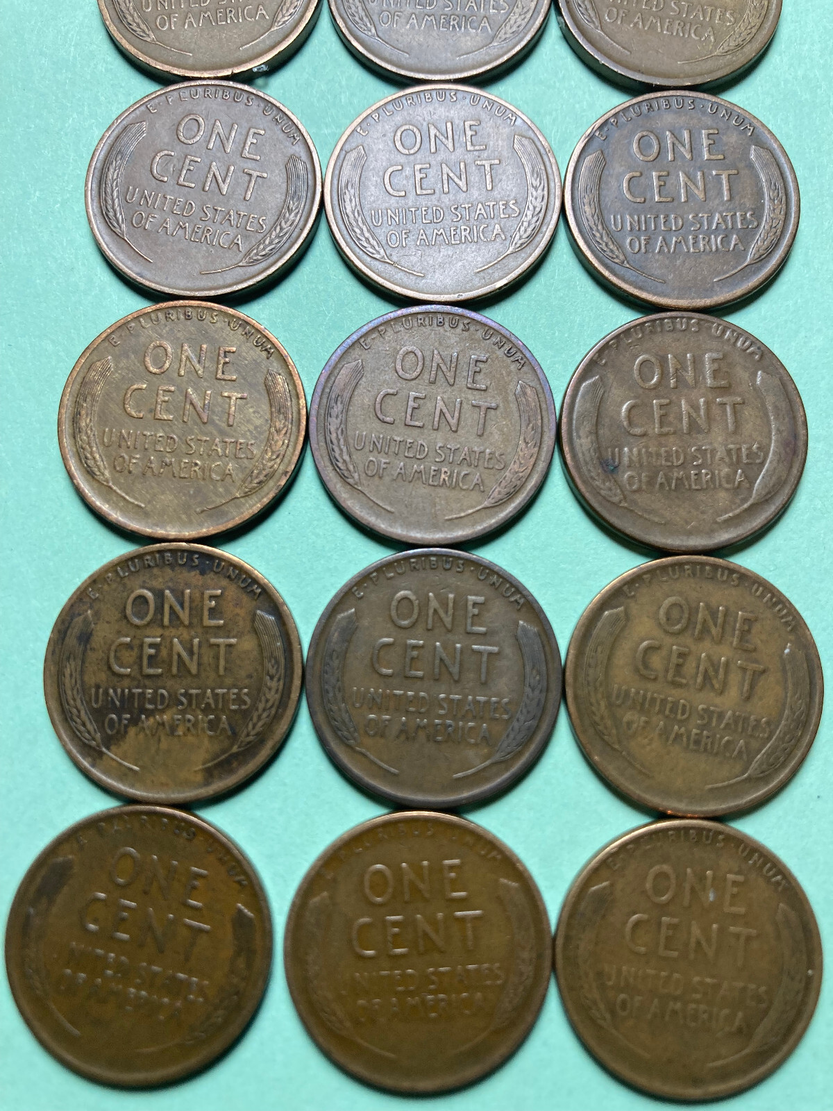 1920PDS-1929PDS 26 LINCOLN WHEAT CENTS, complete 20's set, except for ...