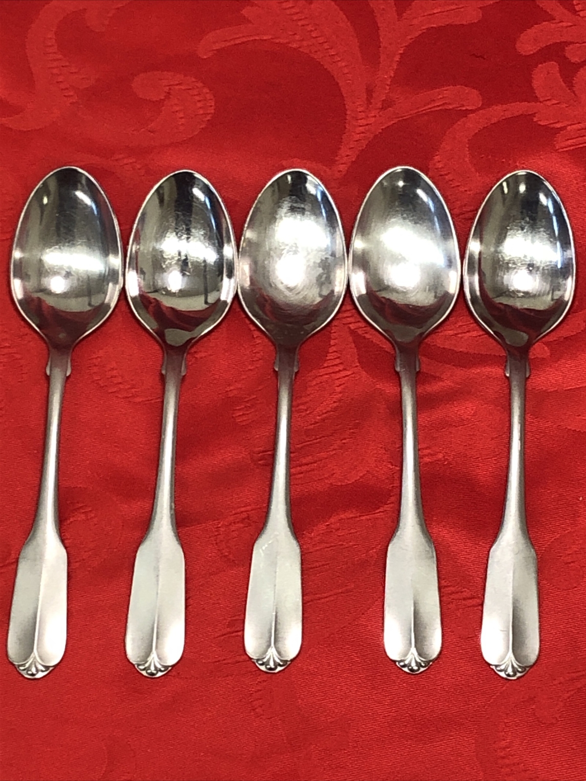ONEIDA LTD Wm A Rogers Stainless SATIN GLORIA MONTCLAIR Set of 5 Soup ...