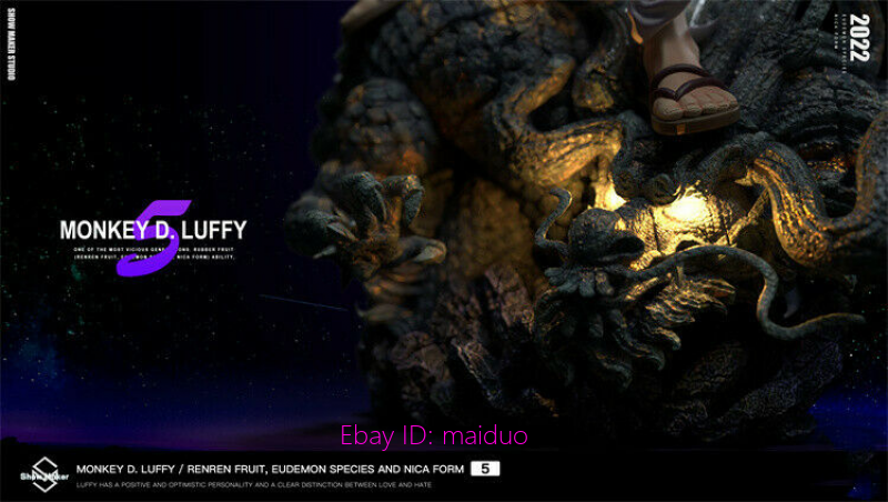 Nika Luffy Resin ShowMaker Studio One Piece Gear 5 Collectibles 50cm 1/ ...