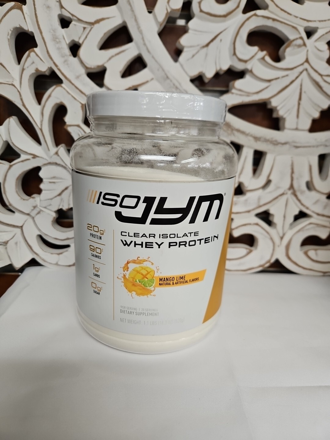 ISO JYM Clear Isolate Whey Protein - MANGO LIME 1.1 Pound 6/24 | eBay