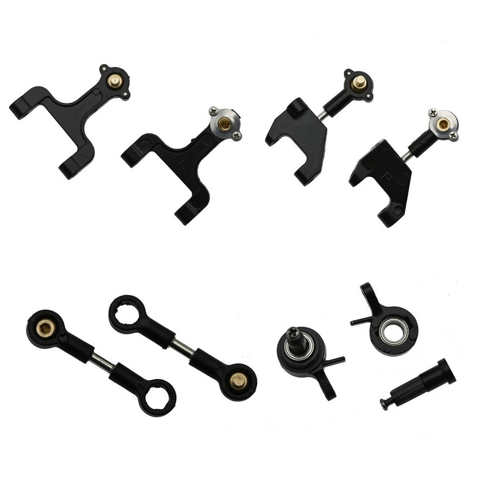 Metal Upper and Lower Swing Arm Steering Cup Set for D12 D42 1/10 RC ...