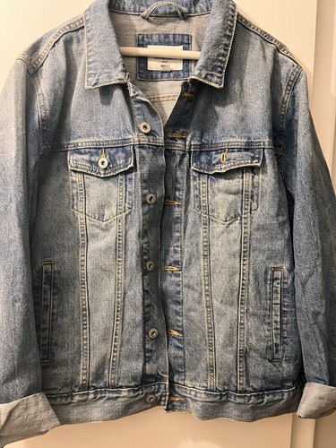 Goodfellow & Co Denim Trucker Jacket Jean Size Large Classic Unisex | eBay