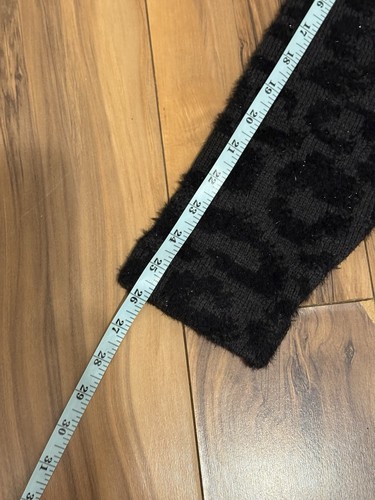 Lululemon Leopard Jacquard Cardigan V Neck Sweater Oversized Gray Black ...