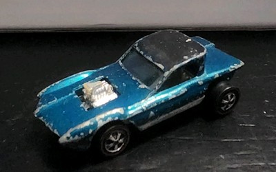 Vintage Original 1967 MATTEL Redline Hot Wheels Aqua Blue Python Hong ...