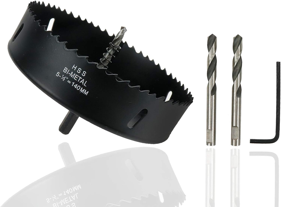 Rannb Hole Saw 8-inch Dia Hole Cutter Drill Bit for Drilling Holes in ...