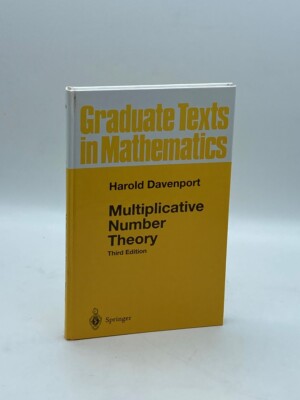 Multiplicative Number Theory | eBay