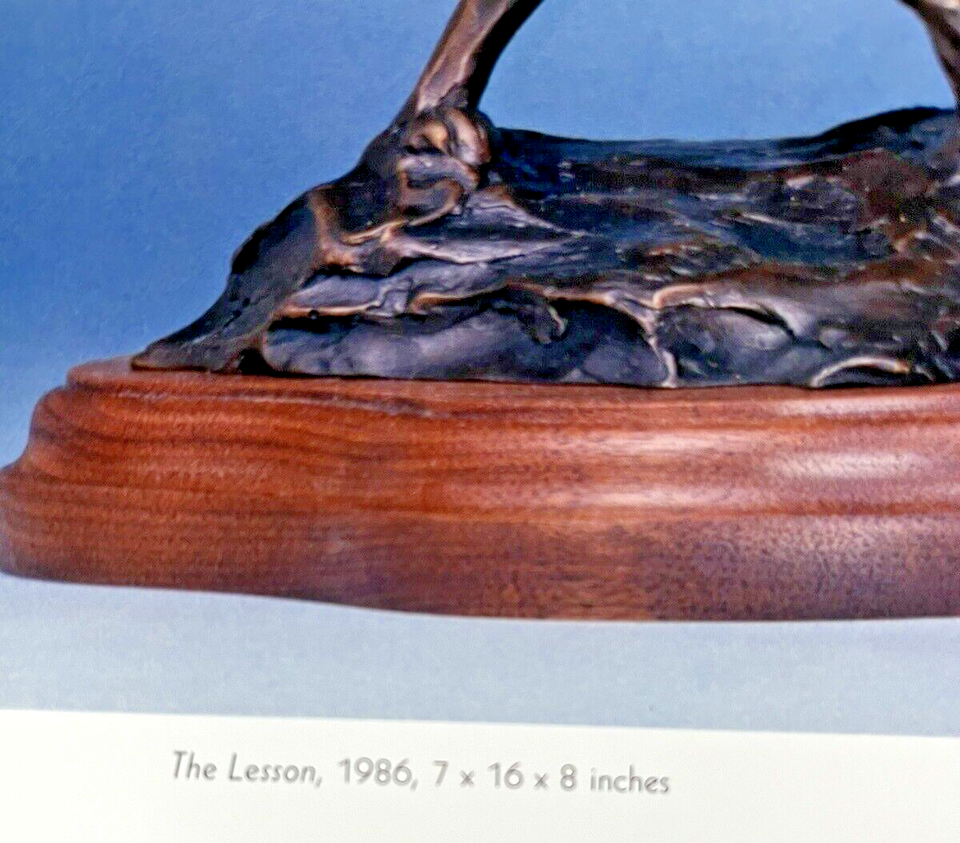 Veryl Goodnight Bronze Sculpture The Lesson 17/30 | eBay