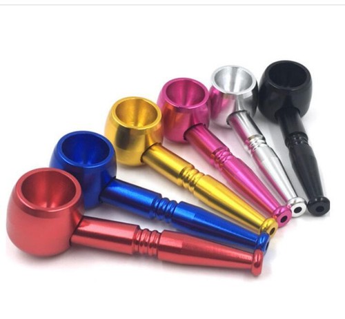 Small Bowl Tobacco Stems Metal Smoking Pipes Portable Creative Tobacco ...