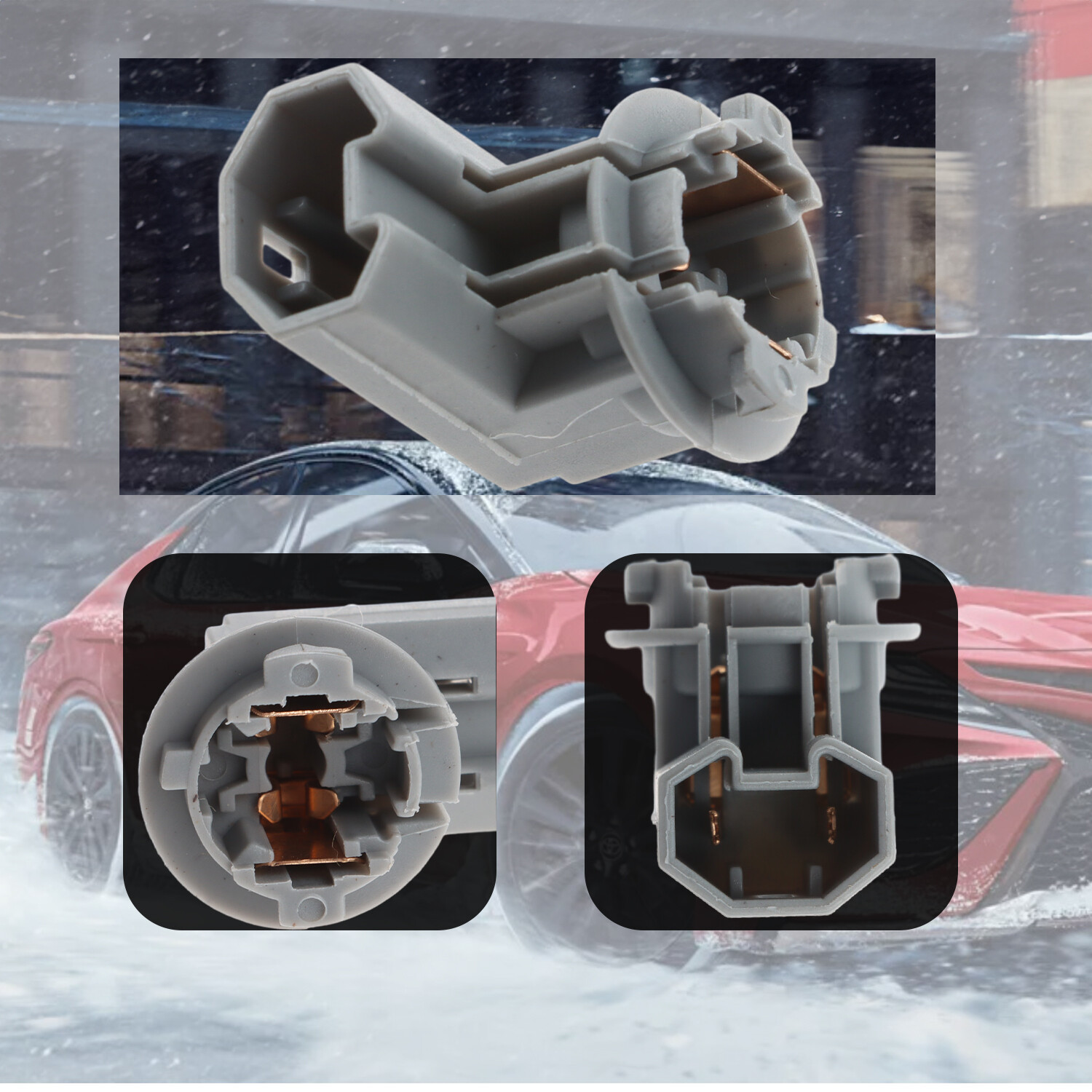 Rear License Plate Lamp Holder Socket for Toyota 2000-21 Corolla Camry ...