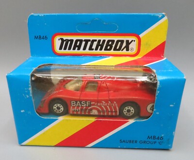 Matchbox BASF Sauber Group C Red Car MB46 NEW | eBay