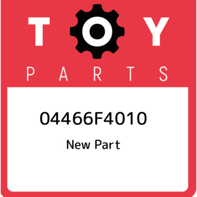 04466-F4010 Toyota Pad kit disc brake 04466F4010, New Genuine OEM Part ...
