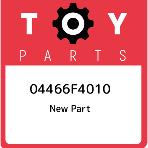 04466-F4010 Toyota Pad kit disc brake 04466F4010, New Genuine OEM Part ...