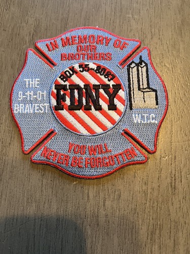 Vintage / Obsolete FDNY 911 Patch | eBay
