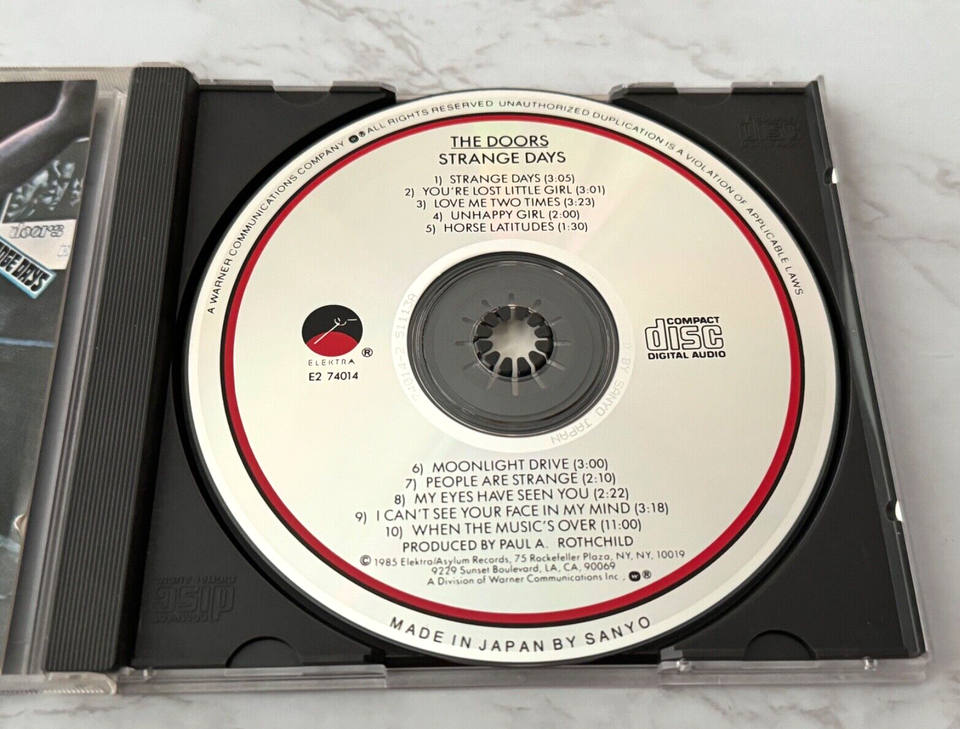 The Doors Strange Days CD TARGET ERA! JAPAN Elektra E2-74014 Jim ...