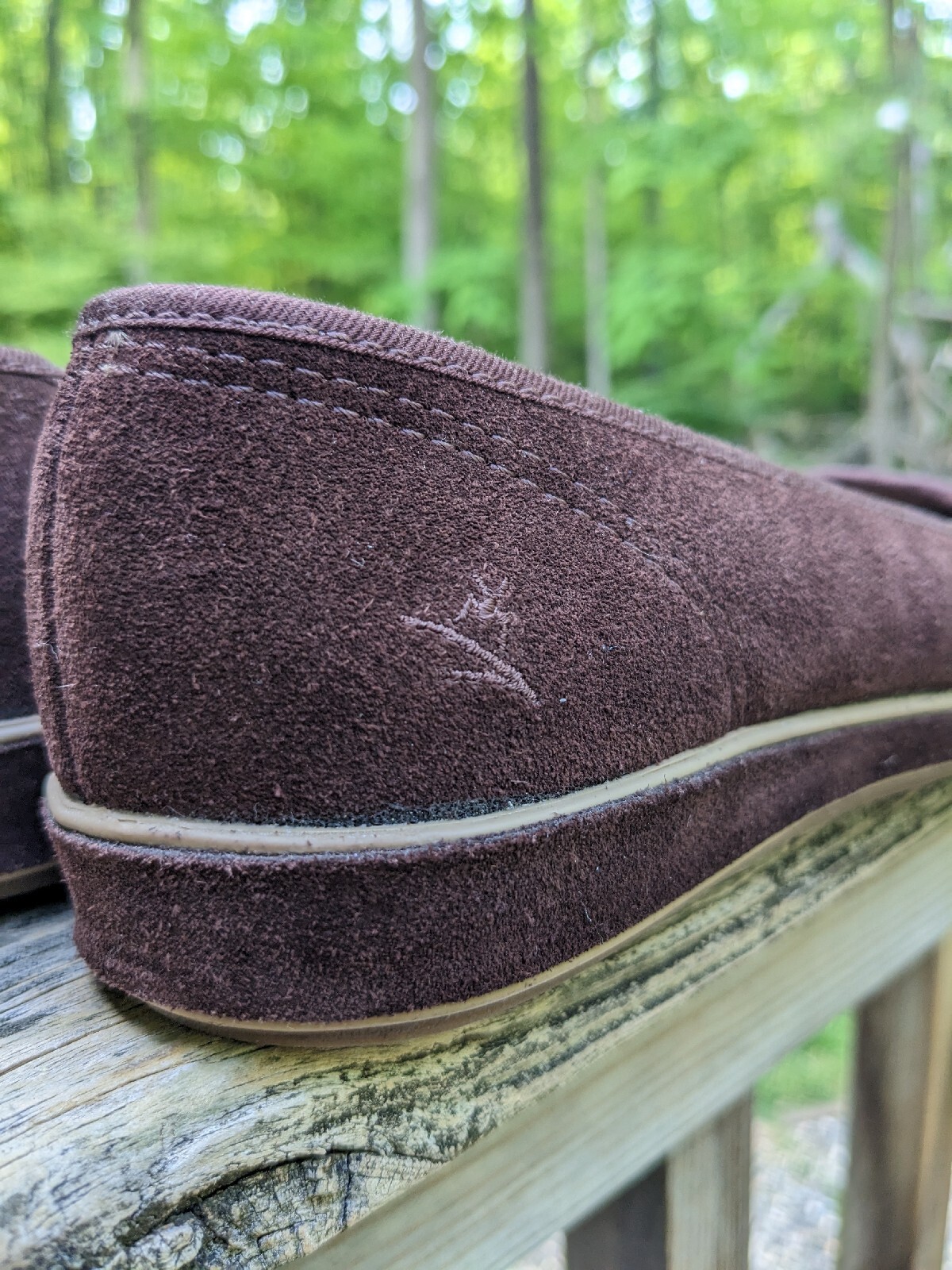 Grasshoppers Womens Shoes 7.5 Brown Suede Ballet Flats Comfy Cushioned ...