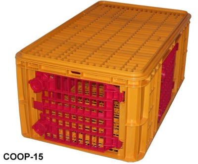 Over-sized Extra High Turkey Transport Crate Bird Coop Poultry Cage 15 ...