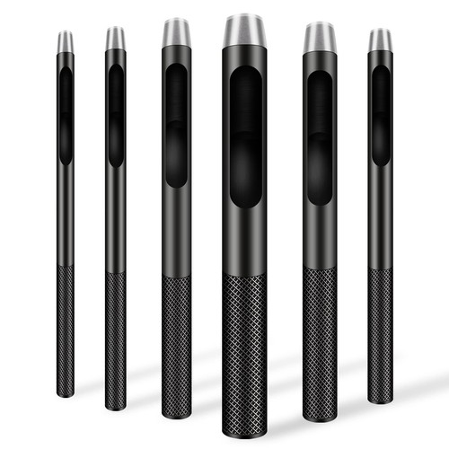 6PCS Leather Hole Punch Set (1.5mm-5mm) | Industrial Grade Stainless ...