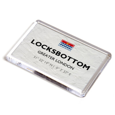 FRIDGE MAGNET - Locksbottom, Greater London - Lat/Long TQ4365 | eBay UK