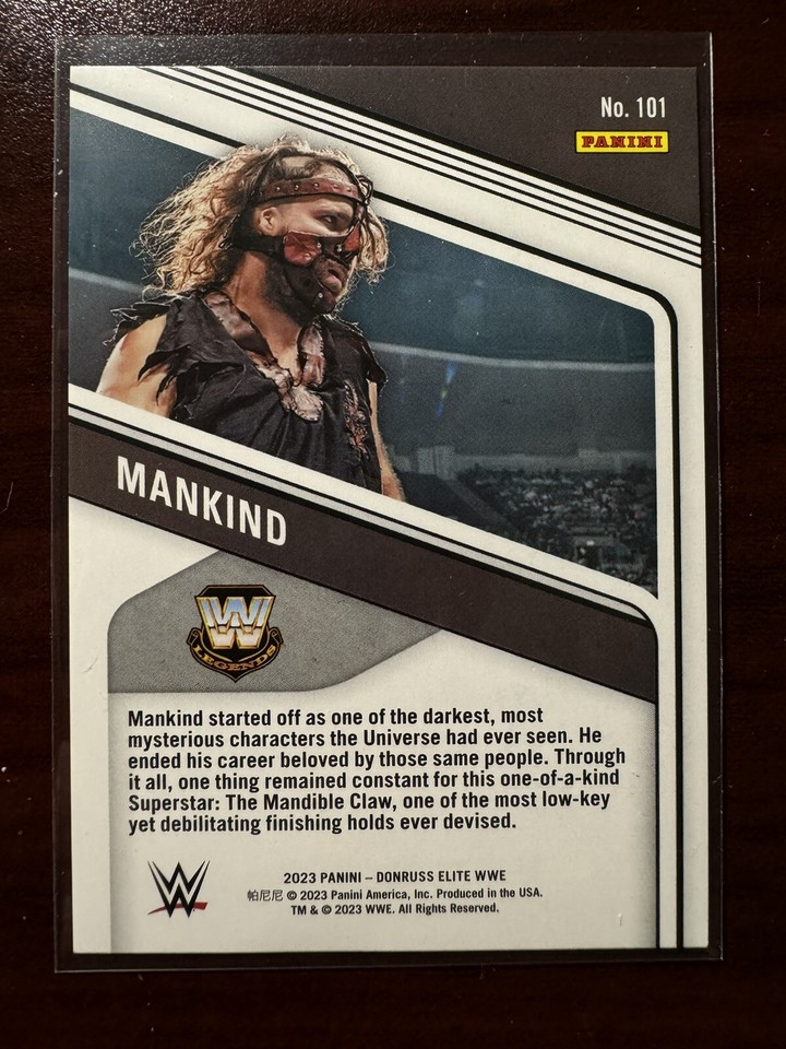 2023 Panini Donruss Elite WWE Status Explosion Blue Mankind /275 | eBay