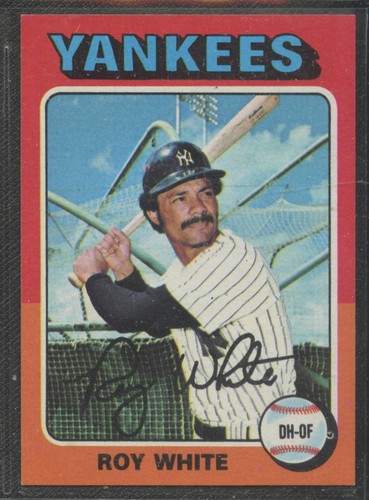 1975 Topps #375 Roy White New York Yankees | eBay