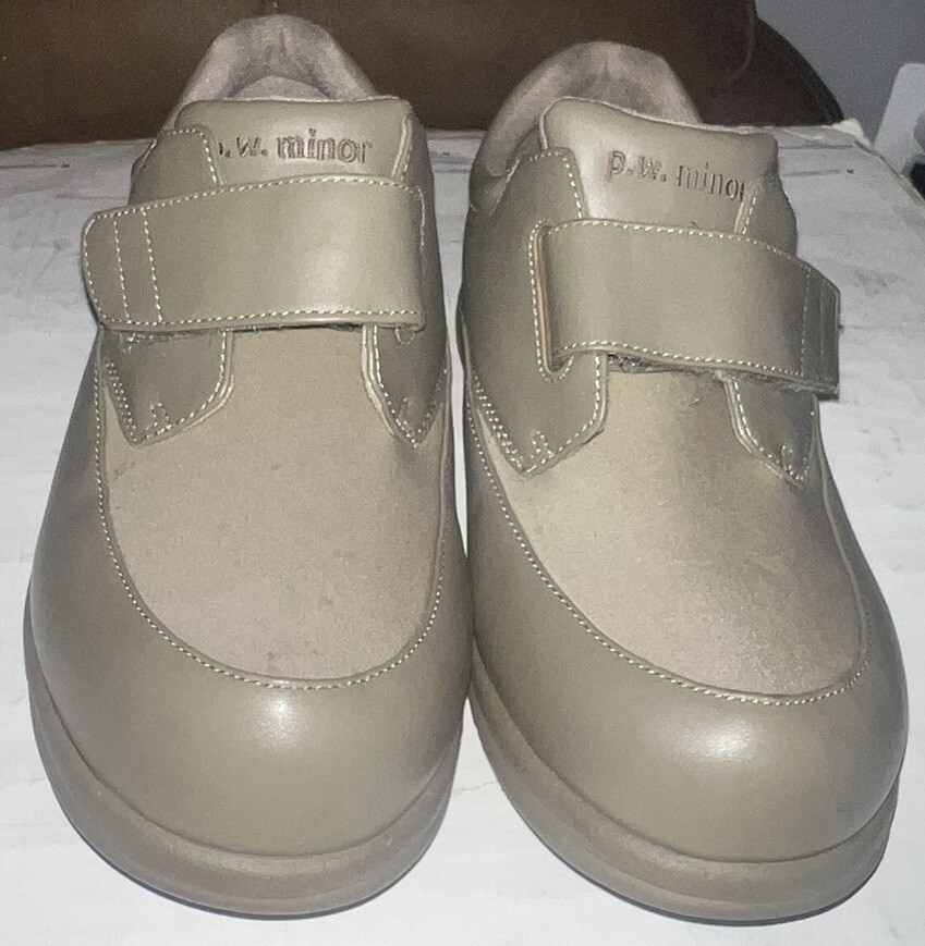 P.W. Minor Pleasure Strap Green Diabetic Orthopedic Shoes Mens Size 9 ...